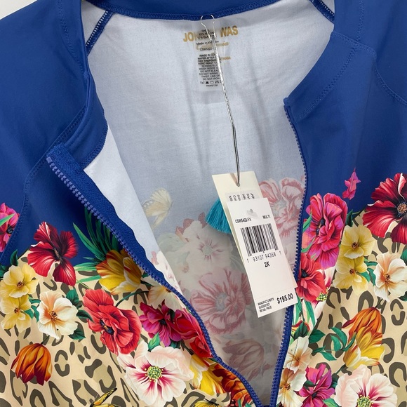 Johnny Was | Swim | Johnny Was Mayflower Short Sleeve Surf Shirt Rash ...